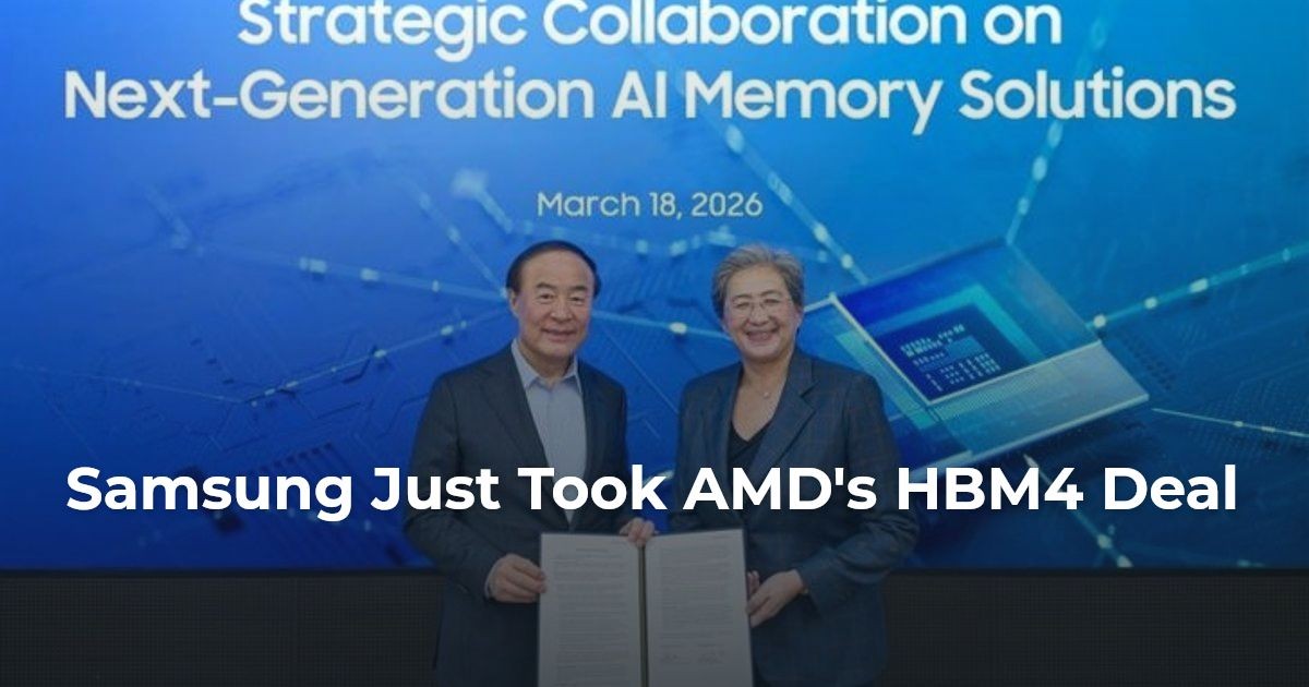Samsung Wins AMD's HBM4 Contract and | MegaMobileContent