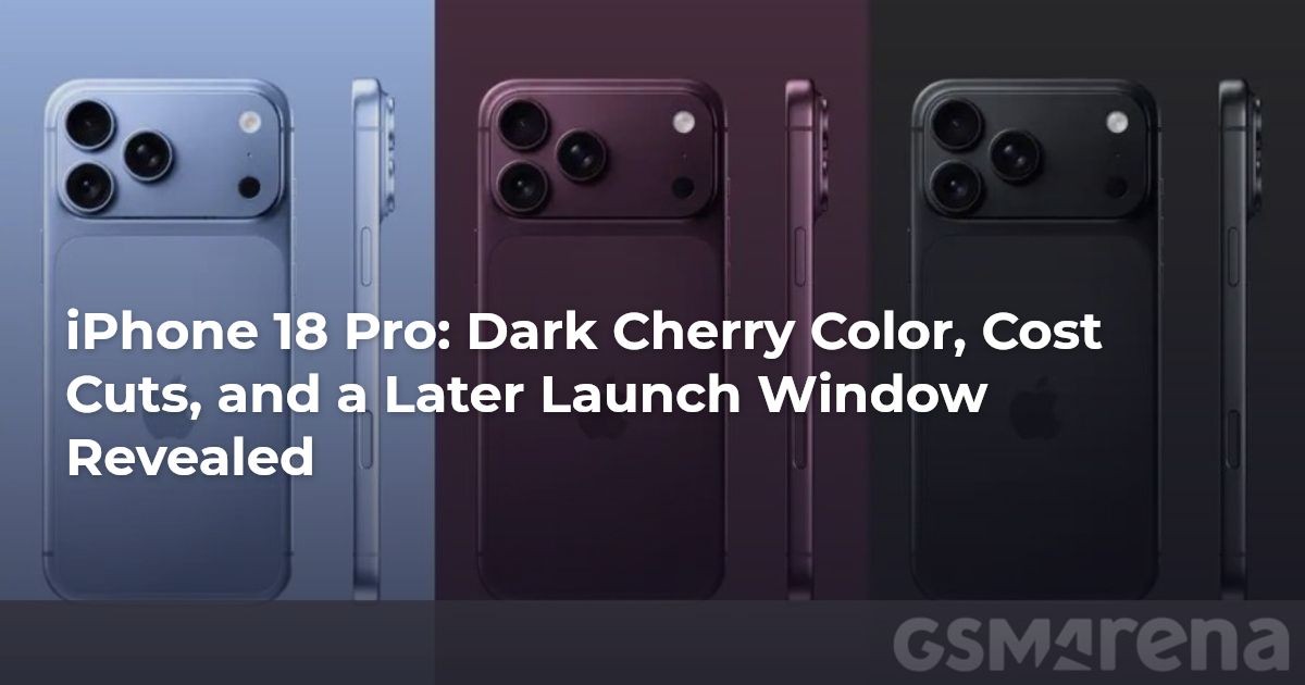 iPhone 18 Pro Leaks: Dark Cherry Color, | MegaMobileContent