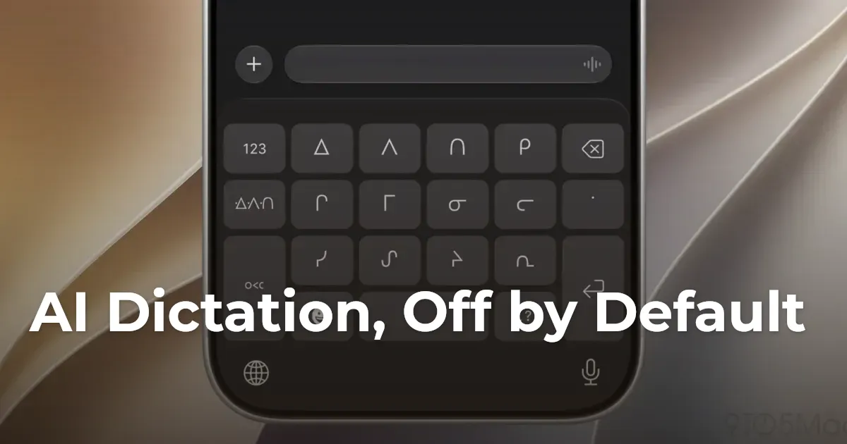 iOS 27 Adds AI Dictation and a Dozen | MegaMobileContent